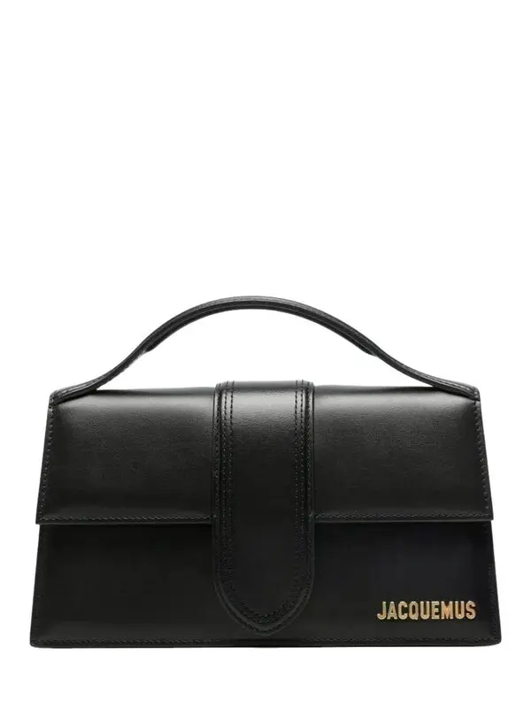 Jacquemus Bambino Leather Tote Bag - Black