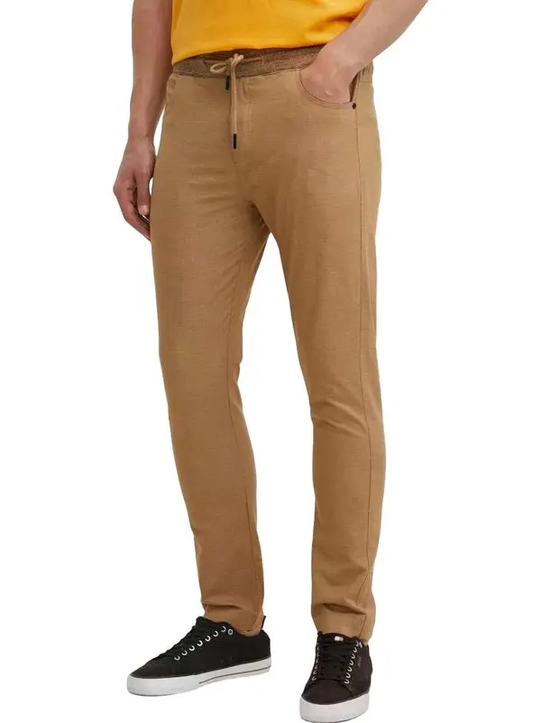 PICTURE ORGANIC CLOTHING Crusy Drawstring-waist Slim-fit Trousers - Neutrals