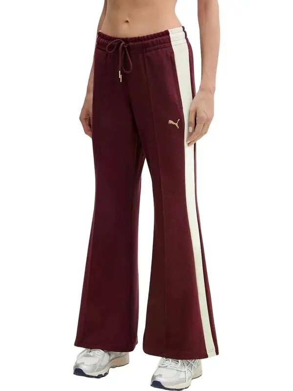 PUMA Side-stripe Fla Track Pants - Red
