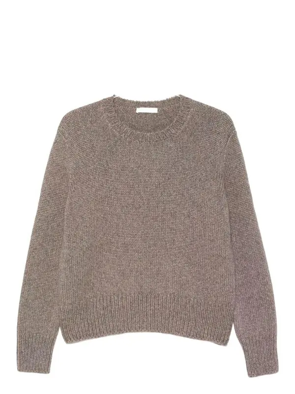 THE ROW Pato Crew Neck Sweater - Brown