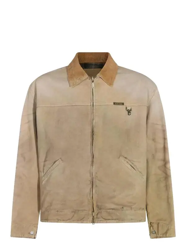 GOLDEN GOOSE Reversible Cotton Jacket - Neutrals