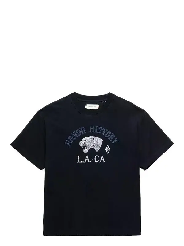 HONOR THE GIFT History Graphic-print T-shirt - Black