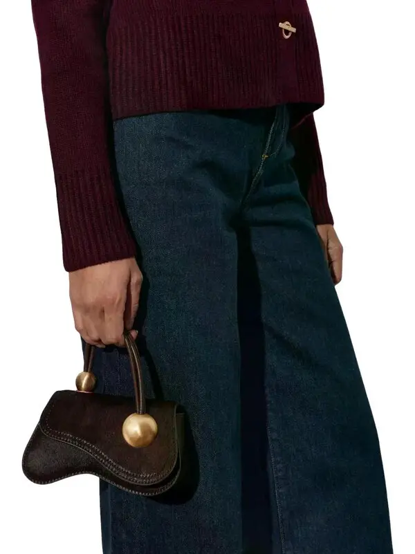 Cult Gaia Kazia Nano Crossbody Bag - Brown