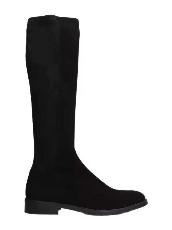 JULIE DEE Side-zip Knee-high Boots - Black