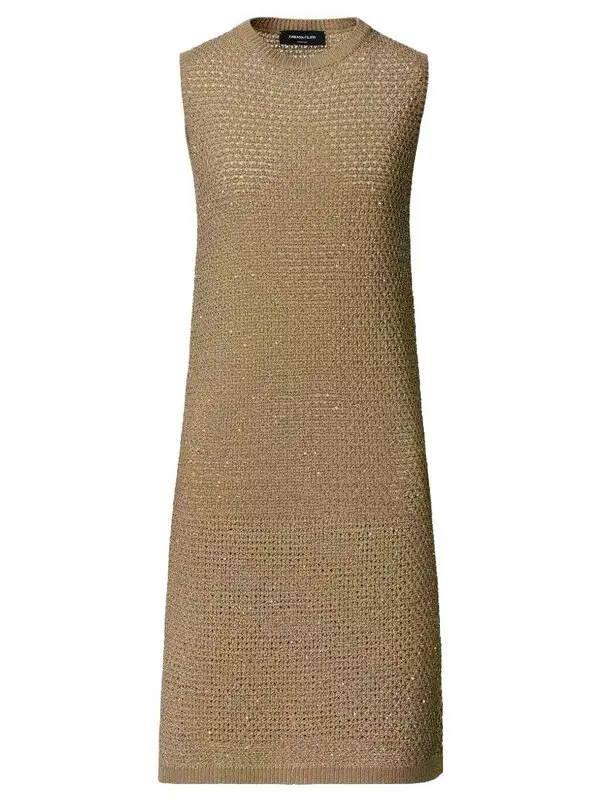 Fabiana Filippi Textured Sleeveless Dress - Neutrals