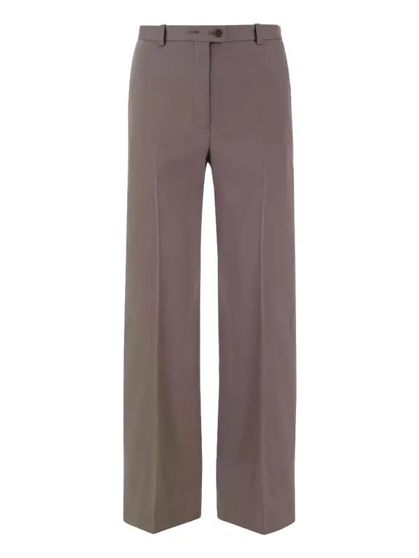 JIL SANDER Pressed-crease Straight-leg Trousers - Grey