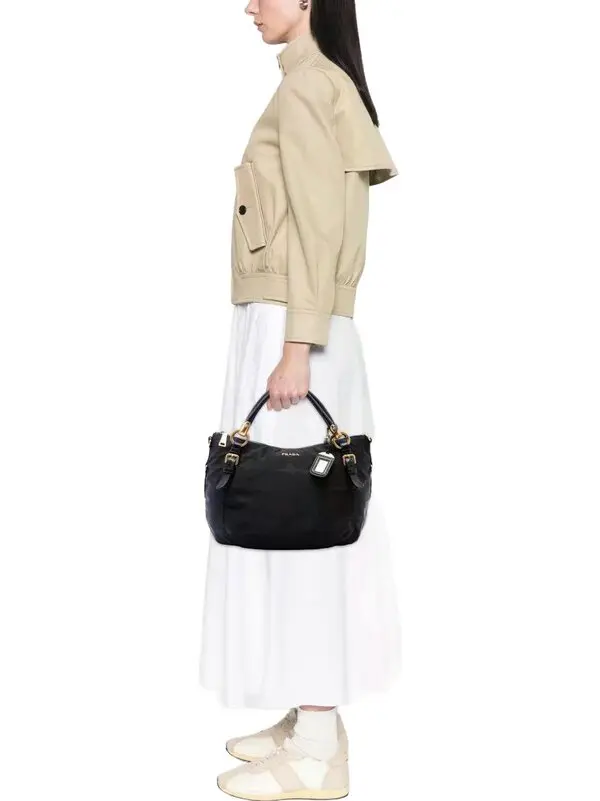 Prada Tessuto Satchel - Black