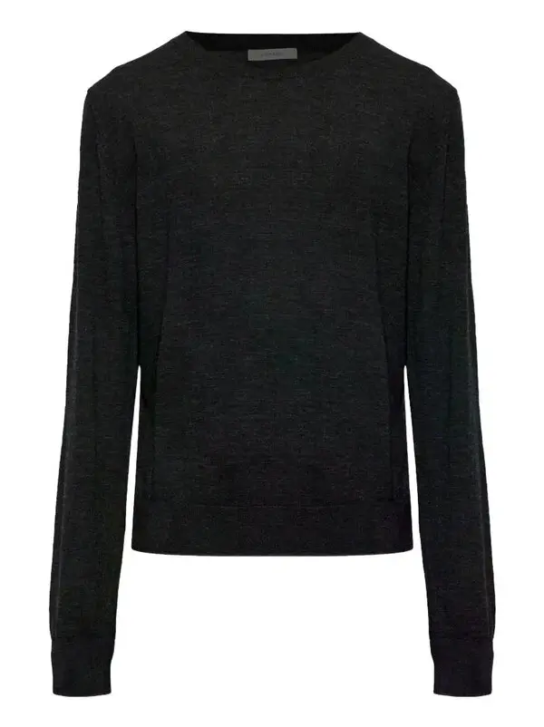 LEMAIRE Crew Neck Wool Knitwear - Grey