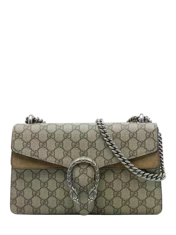 Gucci Gg Supreme Dionysus Shoulder Bag - Neutrals