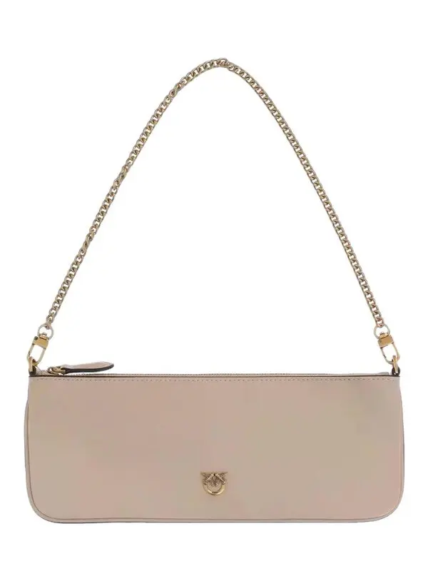 Pinko Chain-link Shoulder Bag - Neutrals
