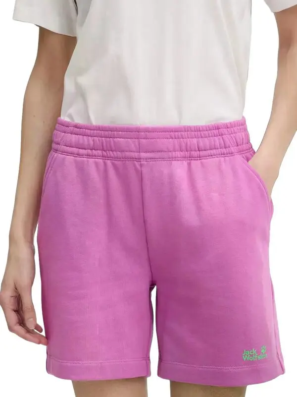 JACK WOLFSKIN Jersey Logo Shorts - Pink