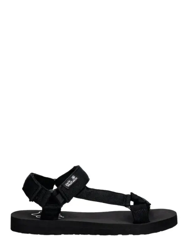 JACK WOLFSKIN Taiga Touch-strap Sandals - Black