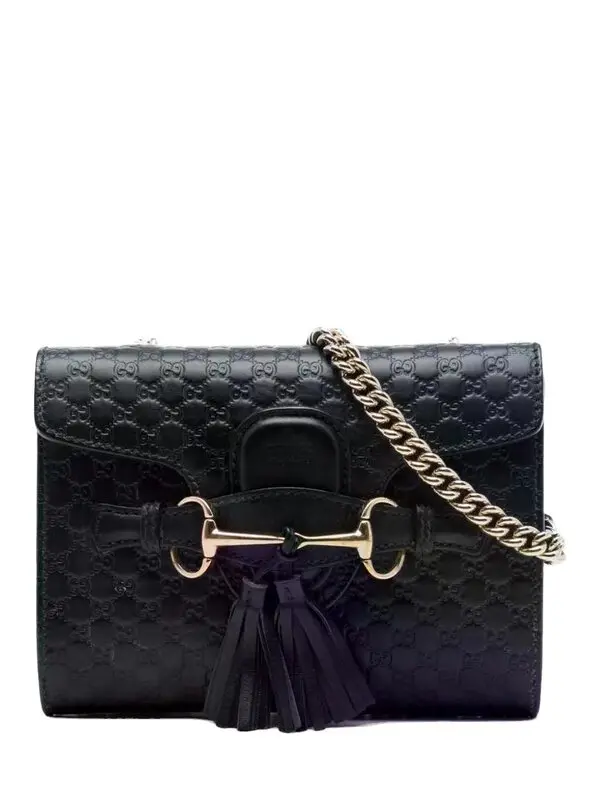 Gucci Mini Emily Crossbody Bag - Black