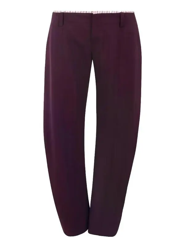 SSHEENA Tailored Pressed Crease Trousers - Purple