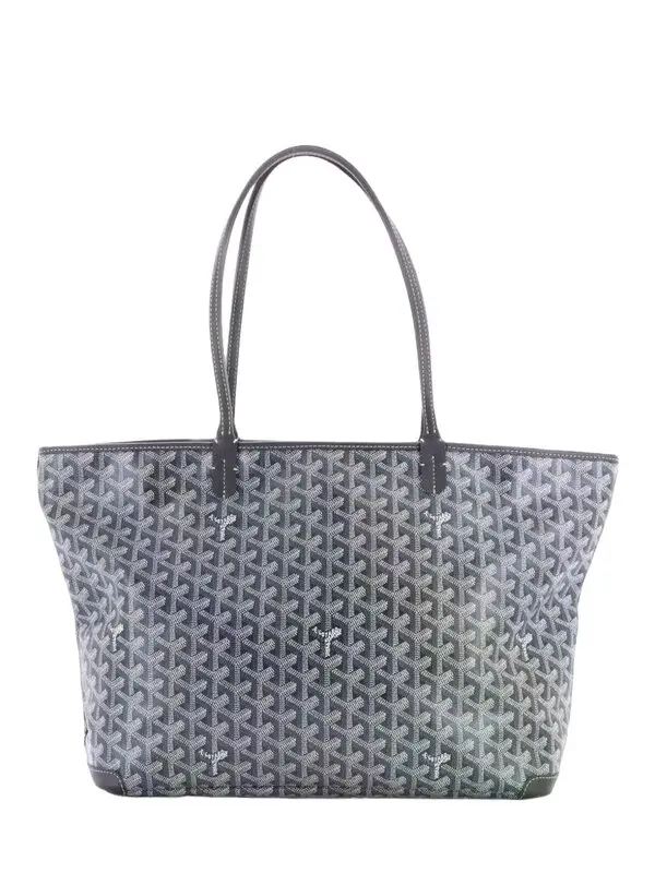 Goyard Artois Tote Coated Canvas Mm Shoulder Bag - Grey