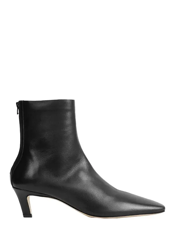 TOTEME Nappa Mid-heel Boots - Black