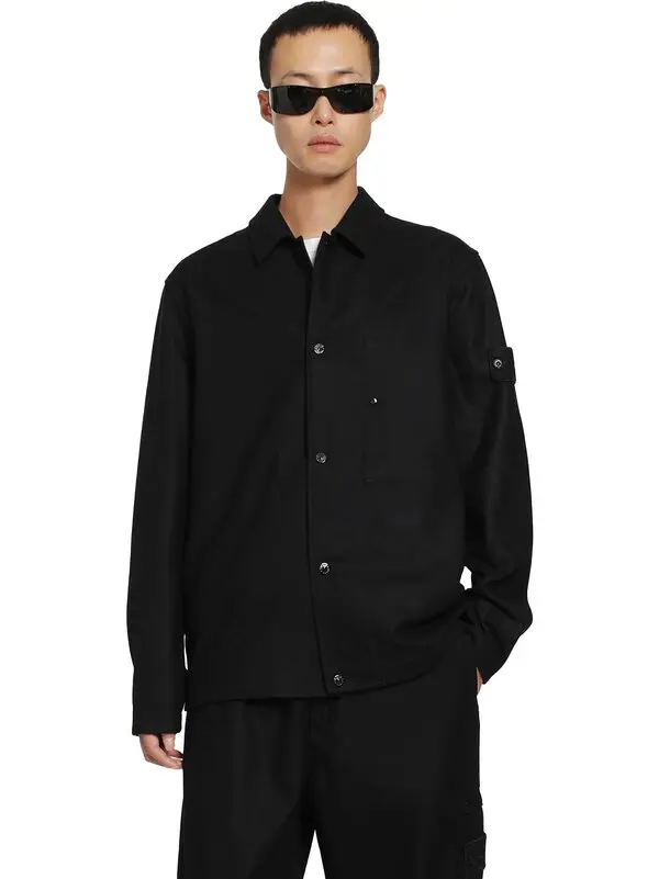 Stone Island 1200020 Overshirt - Black