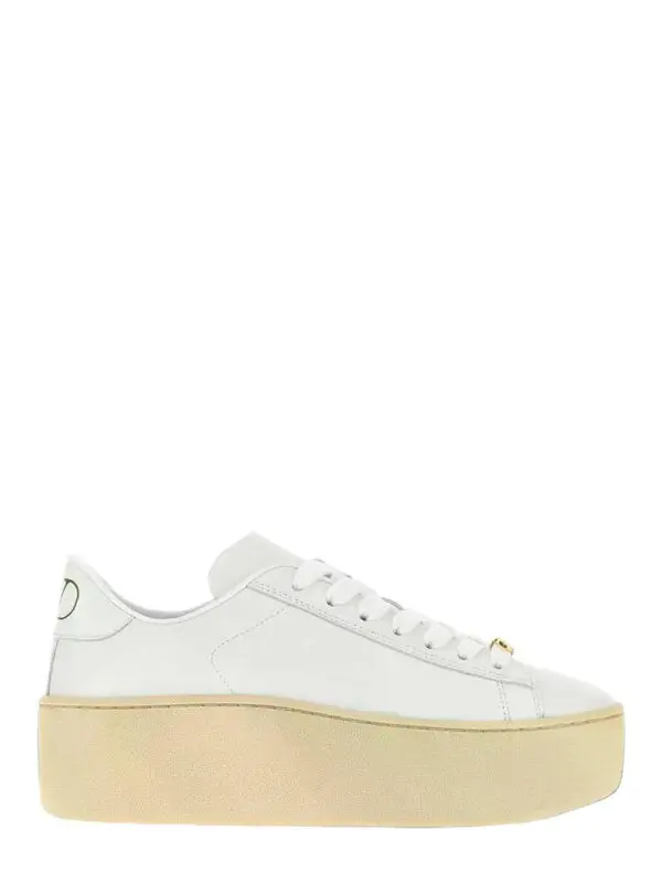 Valentino Garavani Platform Lace-up Sneakers - White