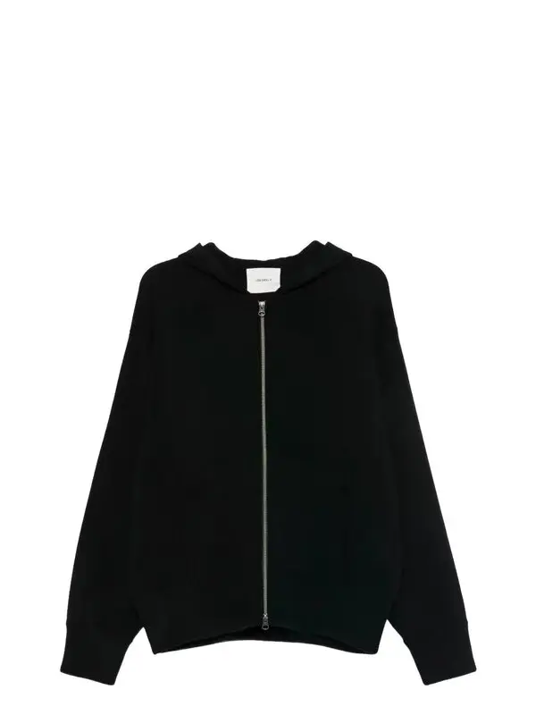 LISA YANG Zip-up Hoodie - Black