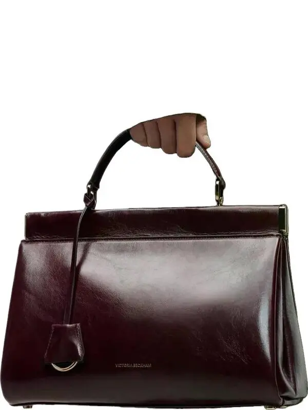Victoria Beckham Sloane Frame 28 Leather Tote Bag - Red