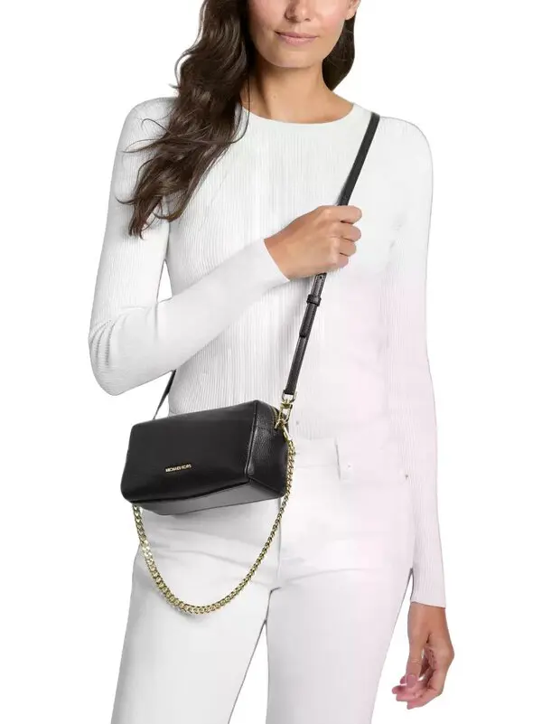 Michael Kors Bryant Small Pebbled Leather Crossbody Bag - Black