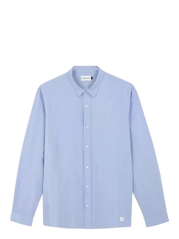 NOWADAYS Vertical-stripe Shirt - Blue
