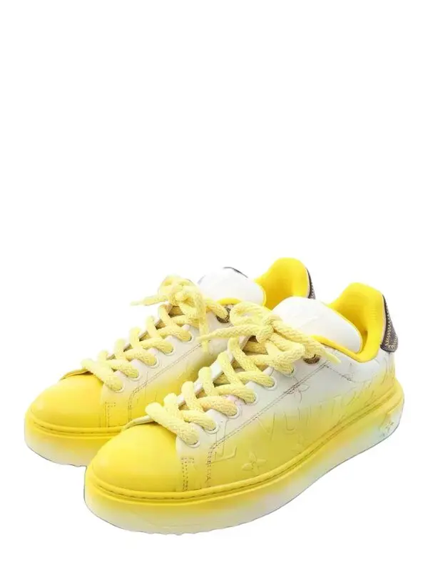 LOUIS VUITTON Time Out Monogram Sneakers - Yellow