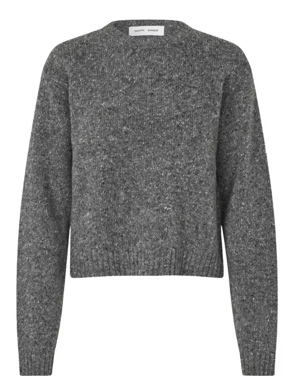 SAMSOE SAMSOE Salois Open-back Sweater - Grey