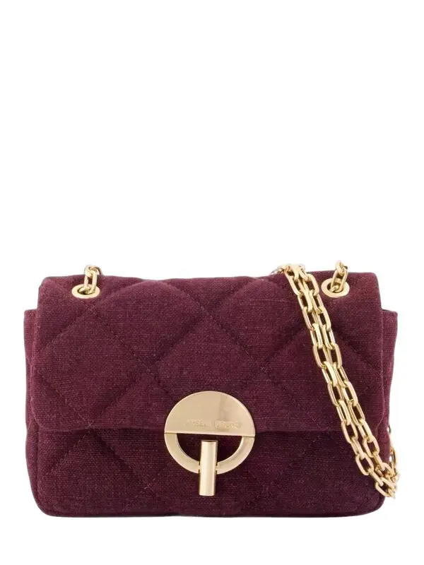 Vanessa Bruno Moon Moyen Quilted Shoulder Bag - Red
