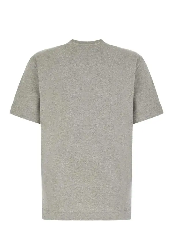 Zegna Crew-neck Short-sleeve Cotton T-shirt - Grey