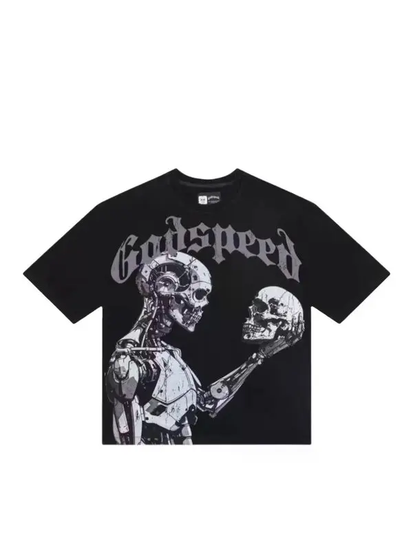 GODSPEED Mankind Vs Ai Iii Graphic-print T-shirt - Black