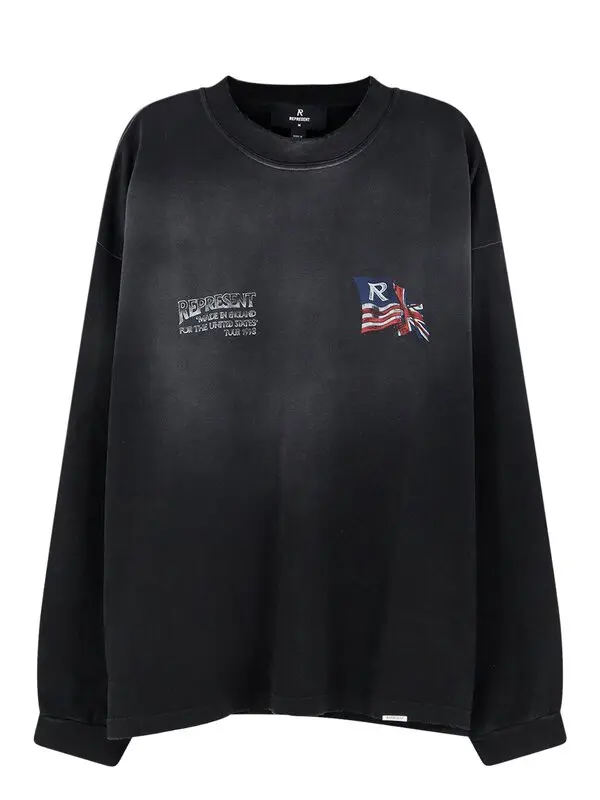 REPRESENT Eagle Cotton Tshirt - Black