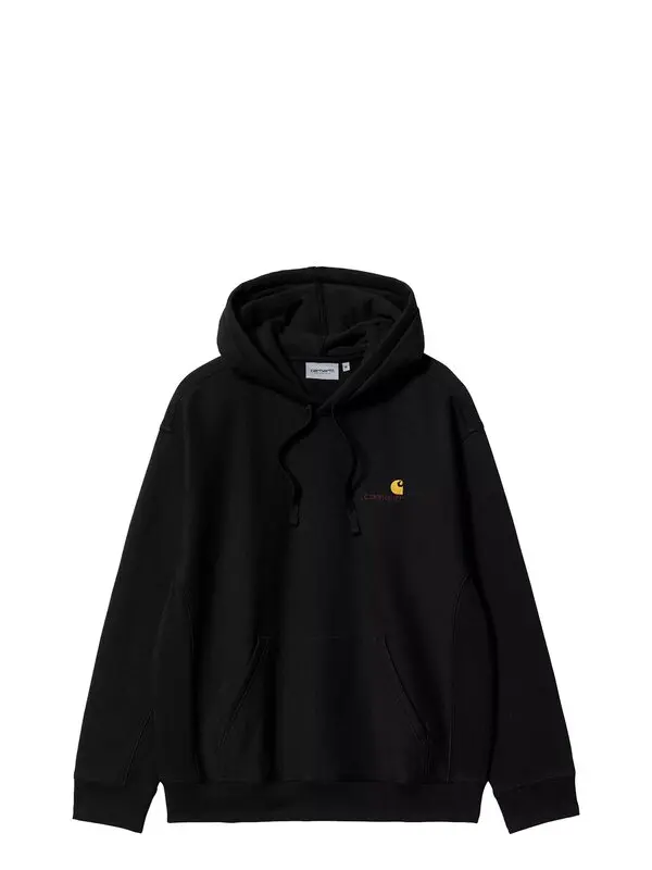 Carhartt Work In Progress Cotton Blend Sweatshirt With Embroidered Logo - Black