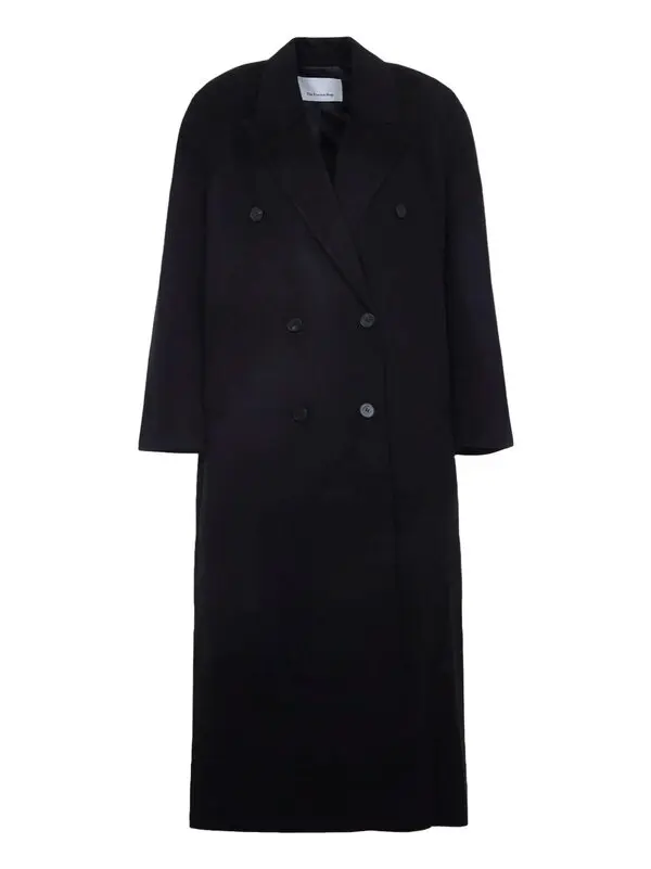 THE FRANKIE SHOP Gaia Wool Blend Coat - Black