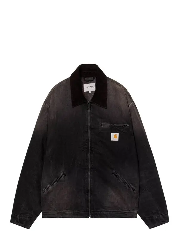 Carhartt Work In Progress Washed Out Denim Trucker Jacket - Black