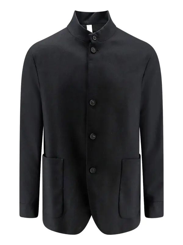 HEVO Casalvecchio Wool Blend Jacket - Black
