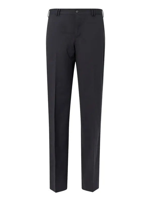 PT TORINO Virgin Wool Blend Trousers - Black