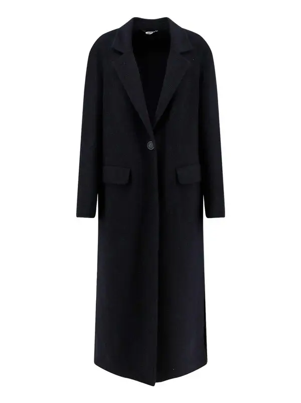 HEVO Lamiedolimpia Wool Coat - Black