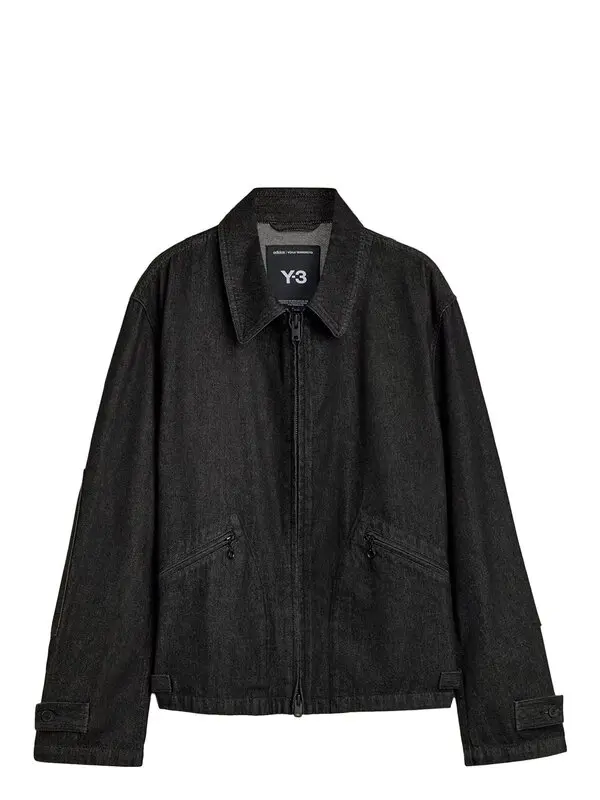 ADIDAS Y-3 Denim Jacket - Black
