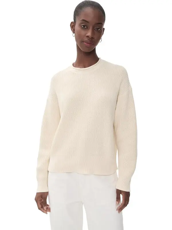 Madewell The Arden Crewneck Sweater - Canvas