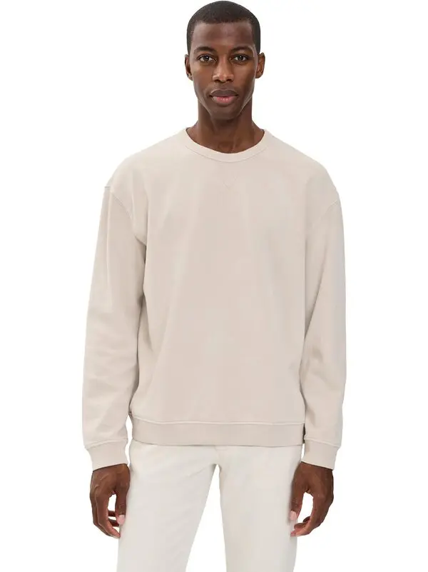 Marine Layer Relaxed Cloud 9 Fleece Crewneck Sweatshirt - Whitecap