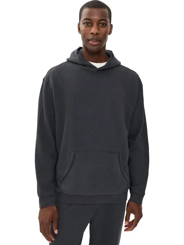 Marine Layer Relaxed Cloud 9 Fleece Hoodie - Black