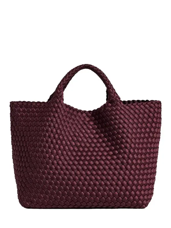 NAGHEDI St. Barths Medium Tote - Bordeaux
