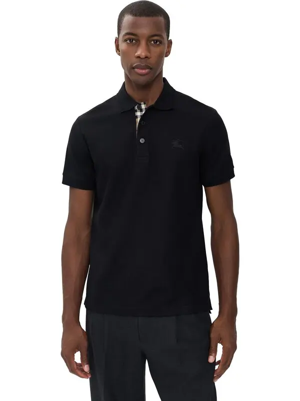 Burberry Eddie Ekd Polo - Black