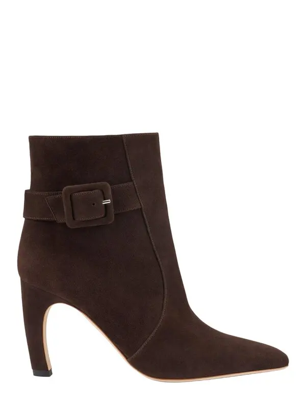 MALONE SOULIERS Rowan Suede Ankle Boots - Brown