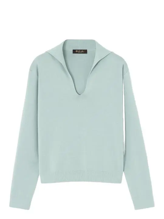 Loro Piana Siena Polo Shirt - Pearl Cloud