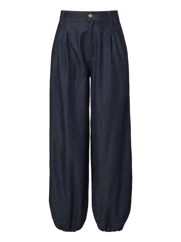 FRAME Balloon Wide-leg Jeans - Blue