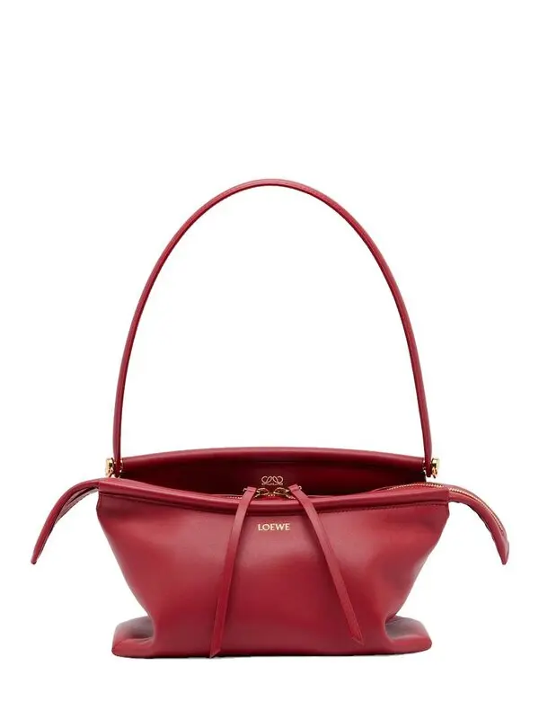 Loewe Whisker Small Leather Shoulder Bag - Red