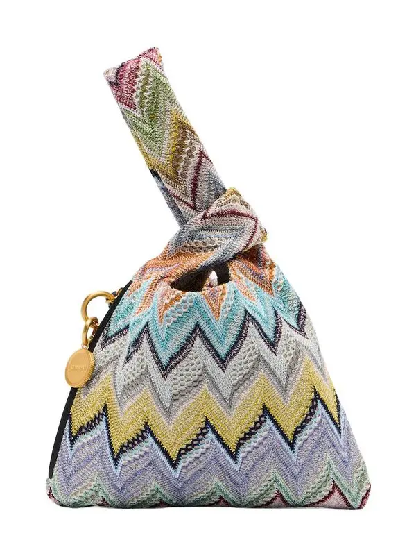 Missoni Zigzag Jacquard Lamé Top-handle Bag - Multicoloured