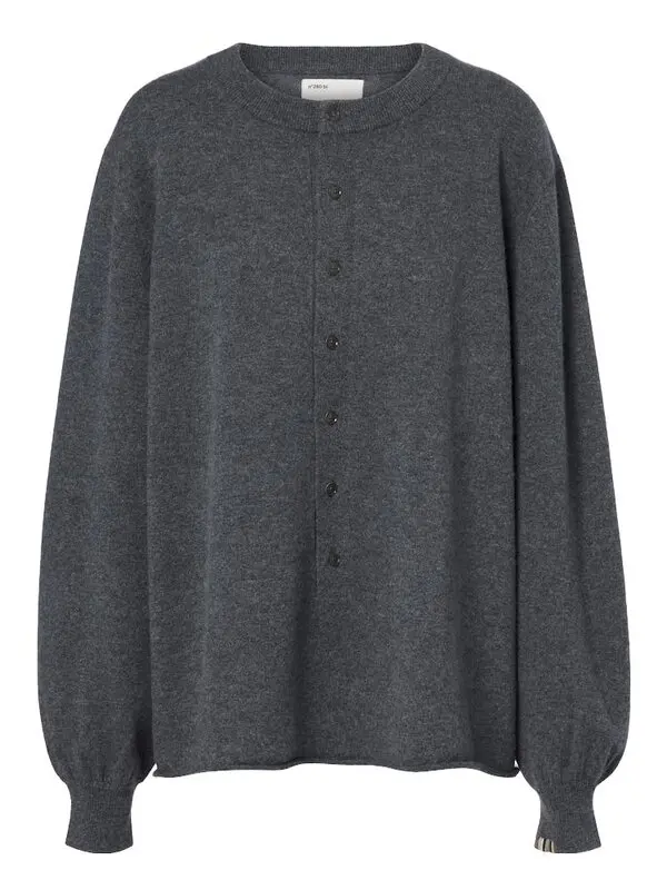 Extreme Cashmere N°280 Bi Cashmere-blend Sweater - Grey